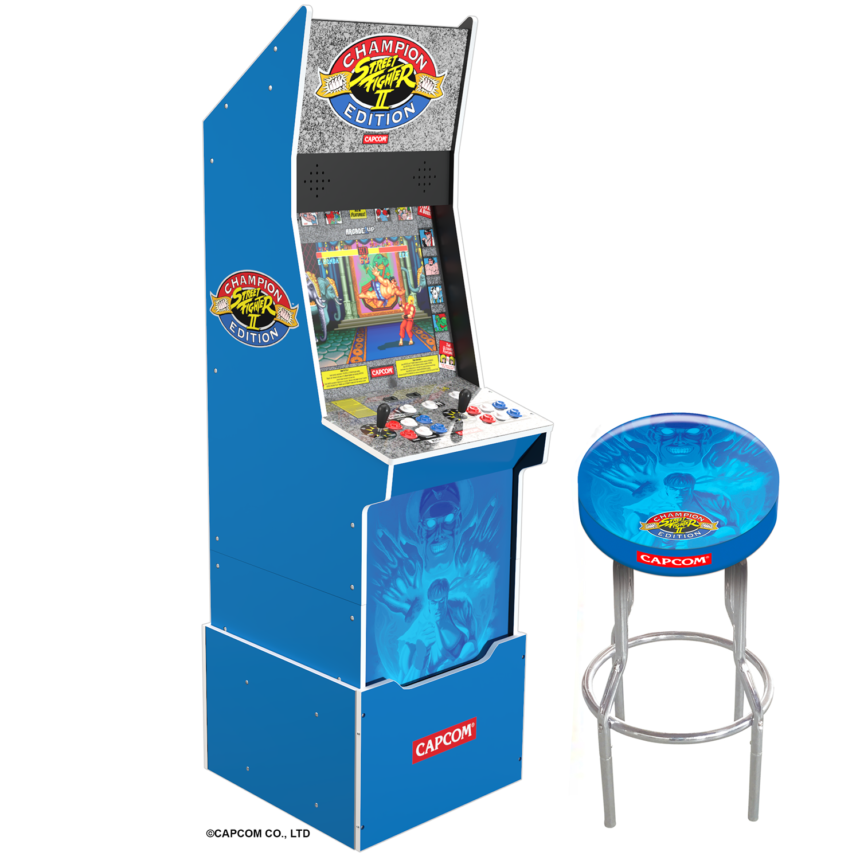 Street Fighter™II Big Blue Arcade Machine – 1Up Central