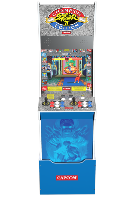Street Fighter™II Big Blue Arcade Machine – 1Up Central