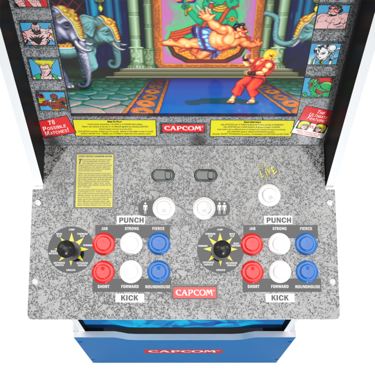 Street Fighter™II Big Blue Arcade Machine – 1Up Central